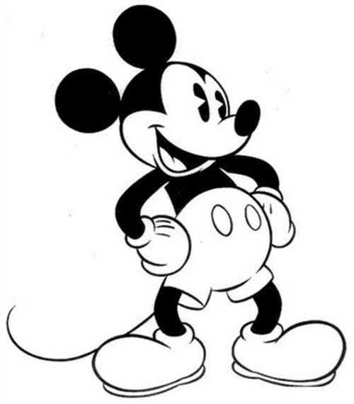 47+ Desenhos do Mickey Mouse da Disney para Pintar em Casa