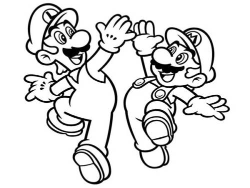 67 Desenhos Divertidos do Mario para Pintar/Colorir