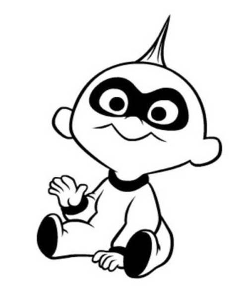 49 Desenhos do Filme Os Incríveis para Imprimir e Colorir/Pintar