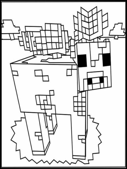 49 Desenhos do Jogo Minecraft para Imprimir e Colorir/Pintar