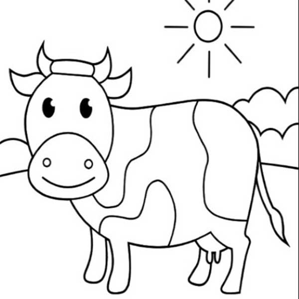 89 Desenhos de Vacas para Imprimir e Colorir com Lápis de Cor