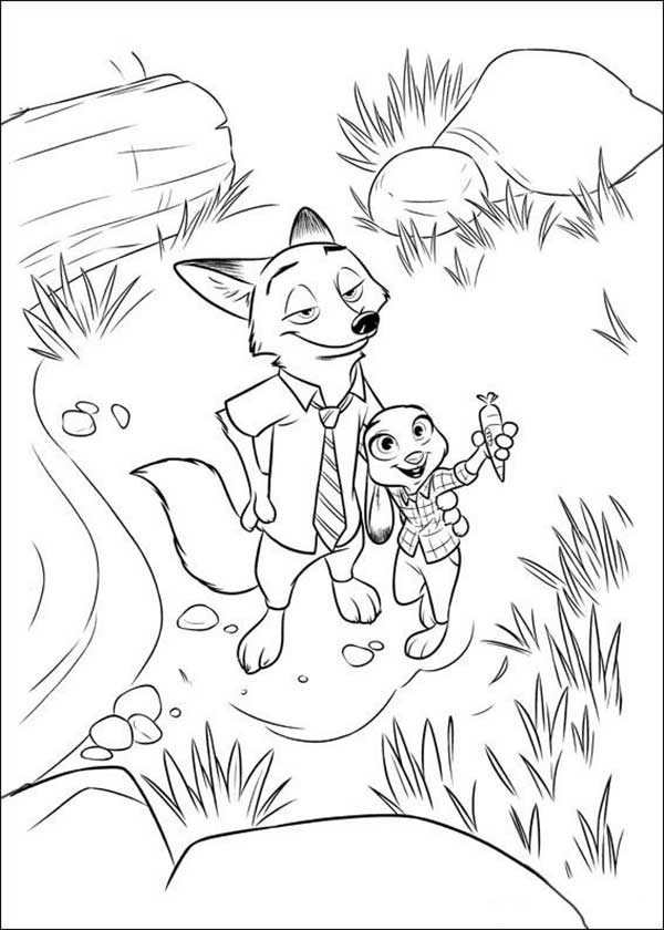 55+ Desenhos do Zootopia para Imprimir e Colorir (PINTAR)