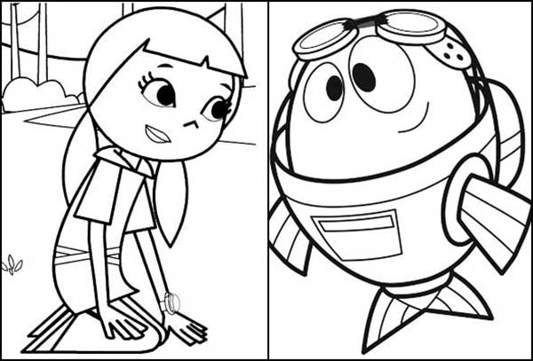 95+ Desenhos do Peixonauta para Imprimir e Colorir em Casa