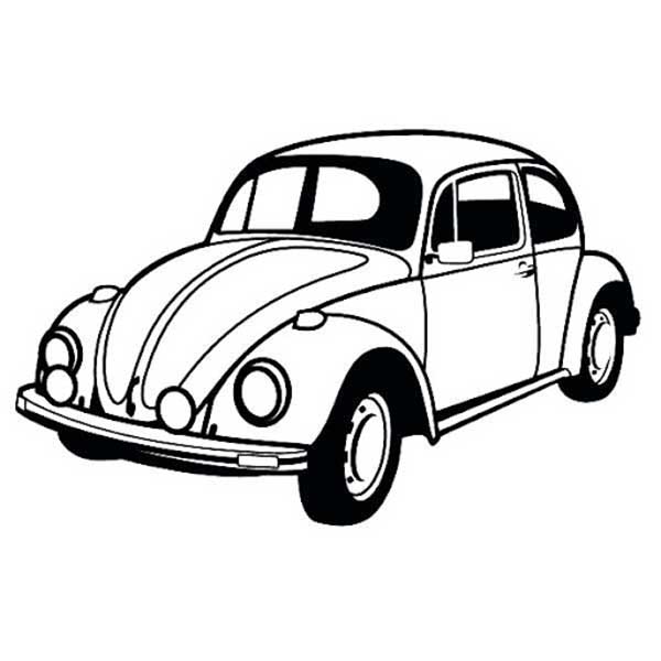 85+ Desenhos Grátis de Fusca para Imprimir e Colorir/Pintar