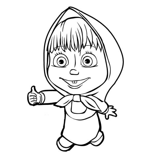 85+ Desenhos de Marsha e o Urso para Imprimir e Colorir/Pintar