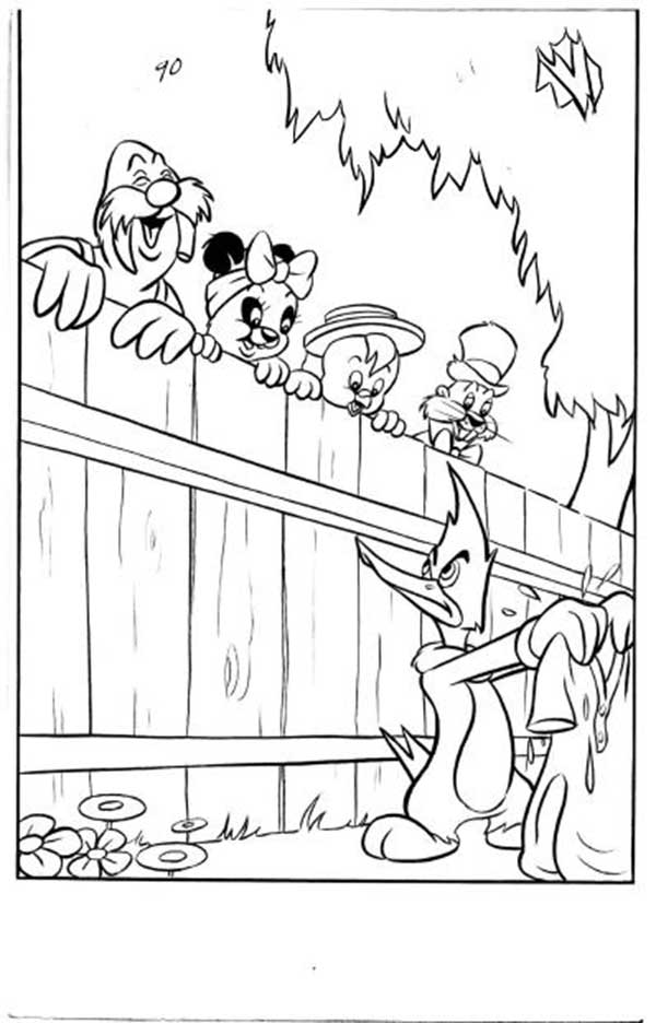 Pica Pau Colorir Desenhos Woody Woodpecker Coloriages Kolorowanki ...