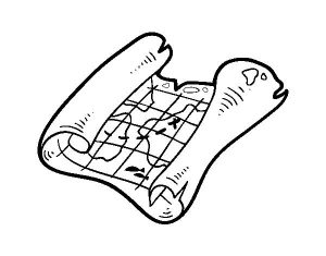 67+ Desenhos de Mapas para Imprimir e Colorir/Pintar