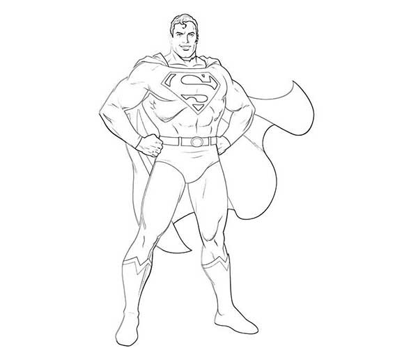 85+ Desenhos de Super Homem para Imprimir e Colorir