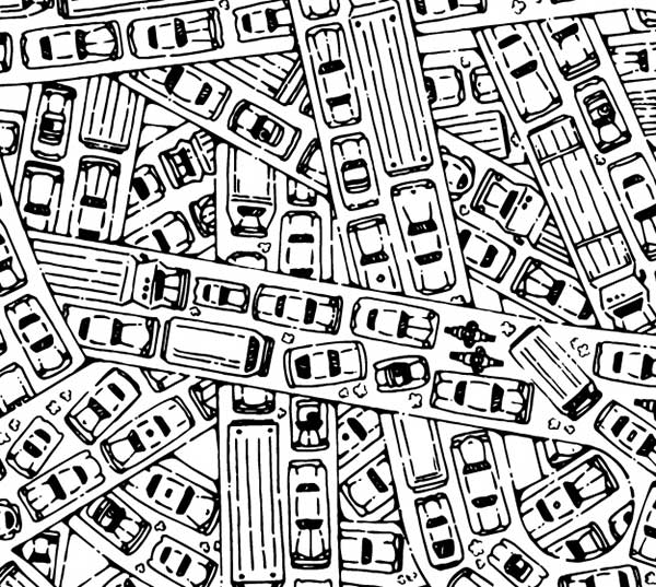 45+ Desenhos de Rua para Imprimir e Colorir/Pintar