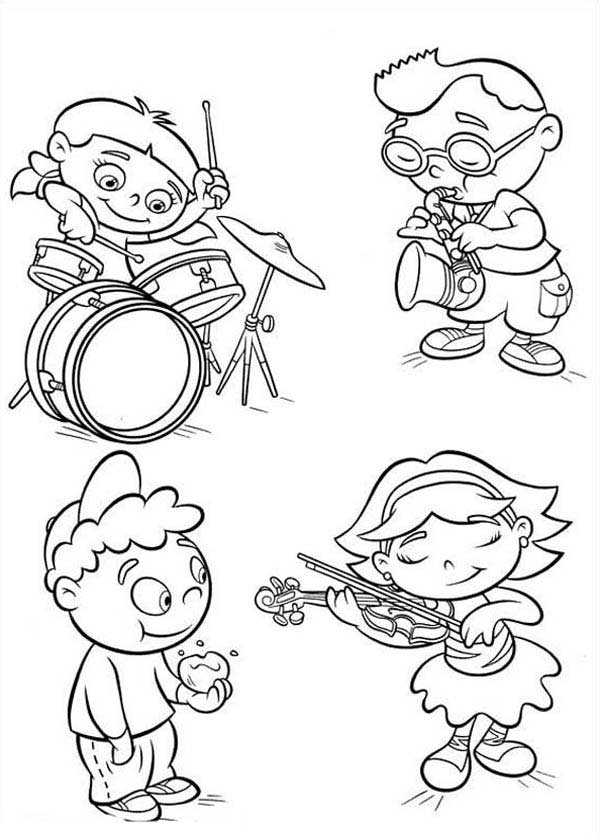 Cantora Colorir Tudodesenhos Sketch Coloring Page