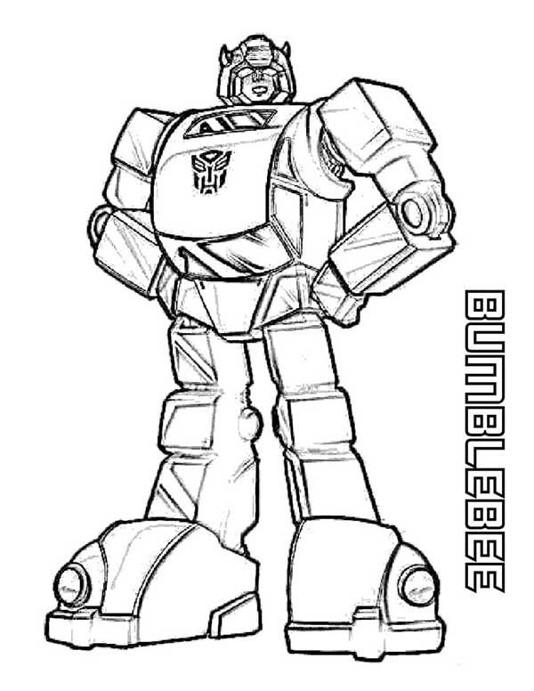 55+ Desenhos do Bumblebee para Imprimir e Colorir