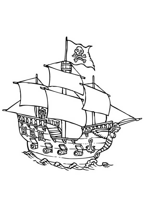 67+ Moldes de Barcos e Navios para Imprimir e Colorir