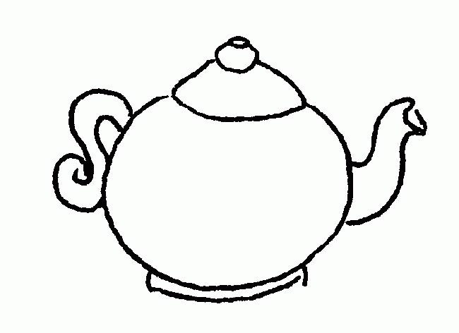 55+ Desenhos de Bule para Imprimir e Colorir/Pintar Grátis