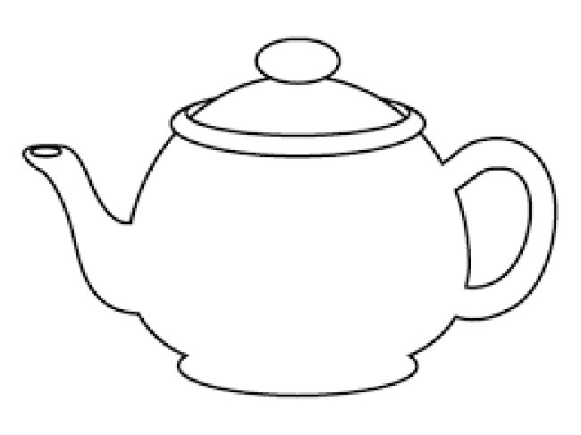 55+ Desenhos de Bule para Imprimir e Colorir/Pintar Grátis