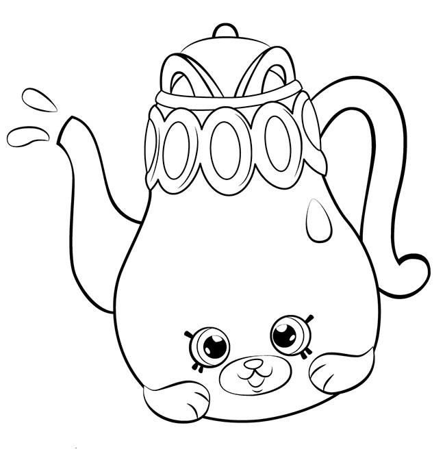 55+ Desenhos de Bule para Imprimir e Colorir/Pintar Grátis