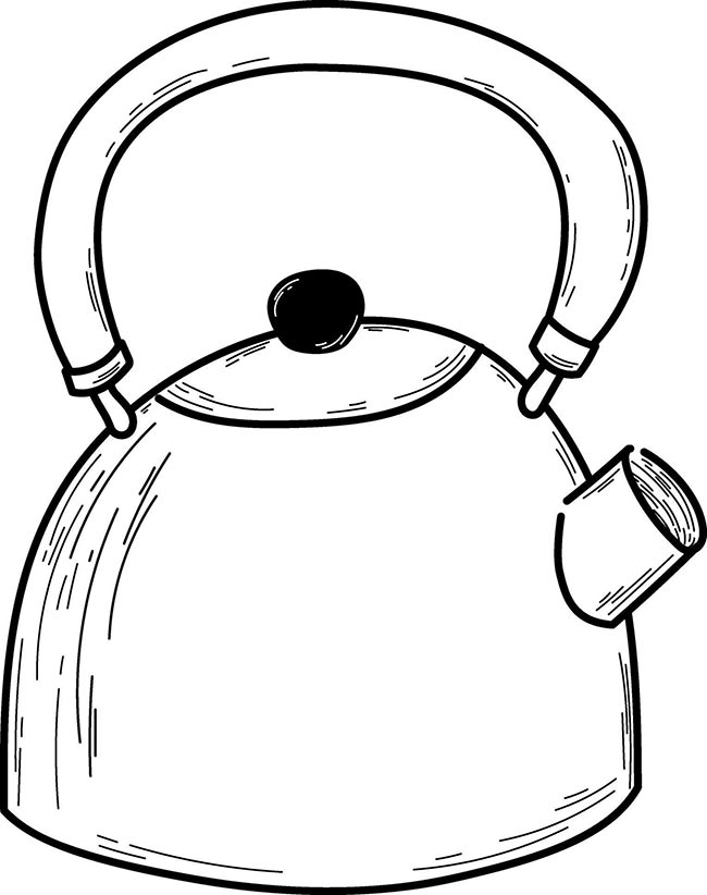 55+ Desenhos de Bule para Imprimir e Colorir/Pintar Grátis