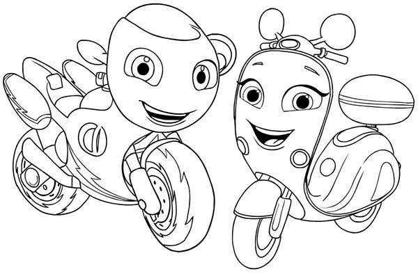 45+ Desenhos do Ricky Zoom para Imprimir e Colorir/Pintar