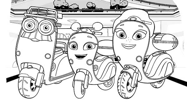 45+ Desenhos do Ricky Zoom para Imprimir e Colorir/Pintar