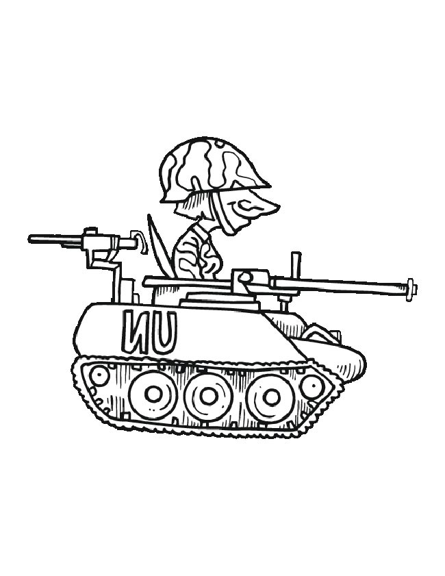75+ Desenhos de Tanques de Guerra para Imprimir e Colorir