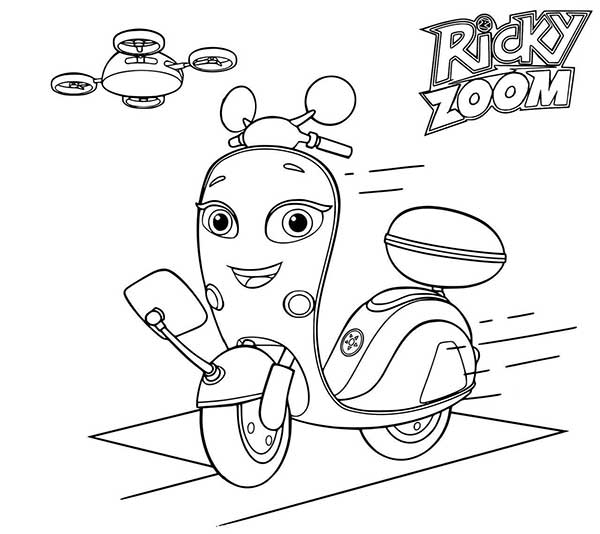 45+ Desenhos do Ricky Zoom para Imprimir e Colorir/Pintar