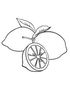 35+ Desenhos de Limão para Imprimir e Colorir/Pintar