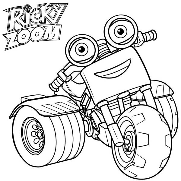 45+ Desenhos do Ricky Zoom para Imprimir e Colorir/Pintar