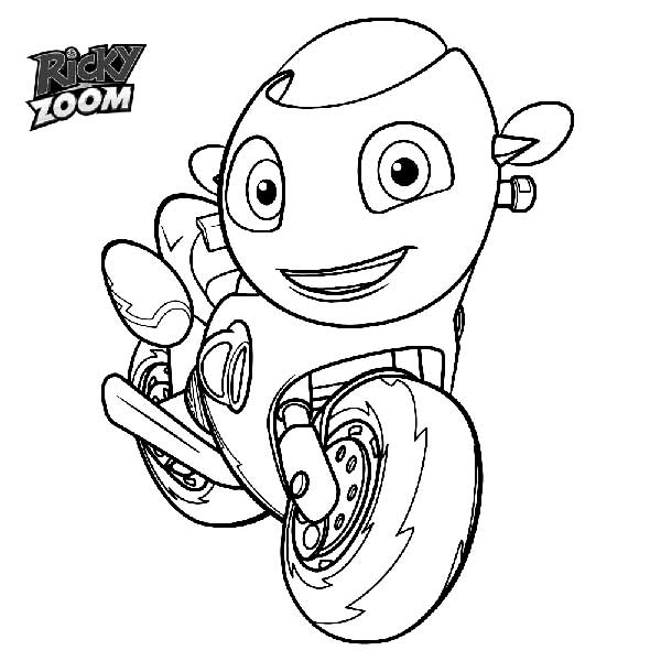 45+ Desenhos do Ricky Zoom para Imprimir e Colorir/Pintar