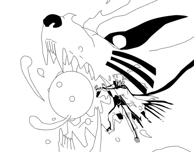35+ Desenhos do Kurama para Imprimir e Colorir/Pintar