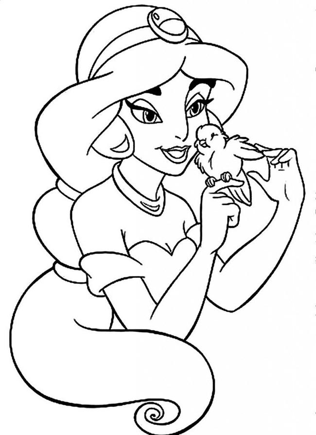 85+ Desenhos de Jasmine para Imprimir e Colorir/Pintar