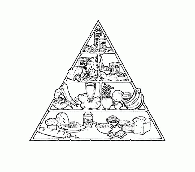 25+ Desenhos de Pirâmide para Imprimir e Colorir/Pintar