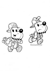 27+ Desenhos do Cachorro Bidu para Imprimir e Colorir/Pintar