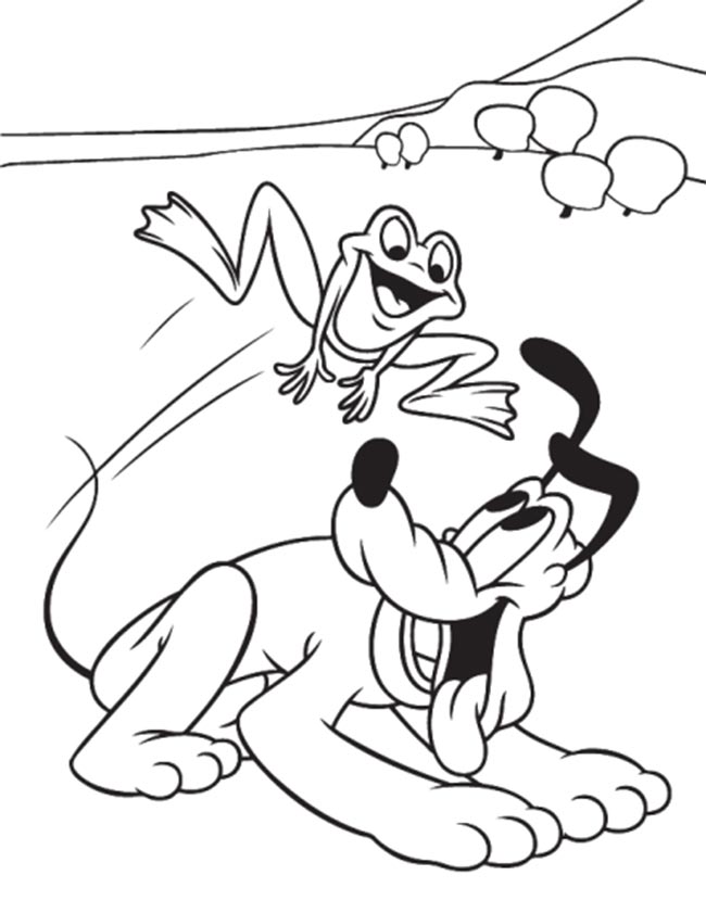 29+ Desenhos do Pluto para Imprimir e Pintar/Colorir