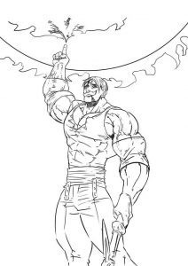 27+ Desenhos de Escanor para Imprimir e Colorir/Pintar