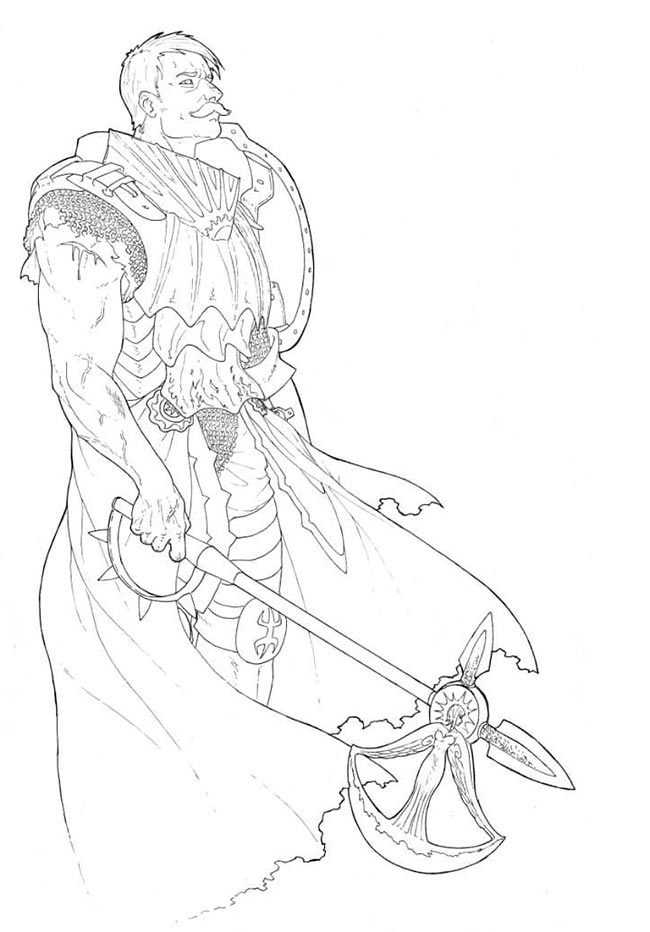 27+ Desenhos de Escanor para Imprimir e Colorir/Pintar