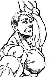 27+ Desenhos de Escanor para Imprimir e Colorir/Pintar