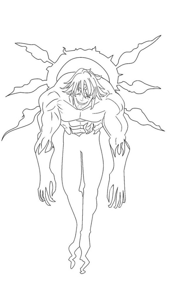 27+ Desenhos do Nanatsu no Taizai para Imprimir e Colorir/Pintar