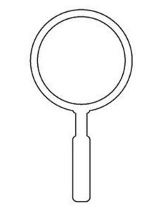 25+ Desenhos de Lupa para Imprimir e Colorir/Pintar