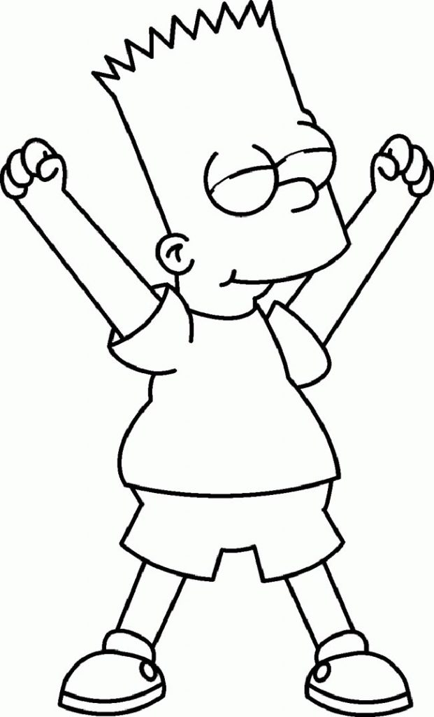 Como Desenhar o Bart [Tutorial Passo a Passo Fácil]