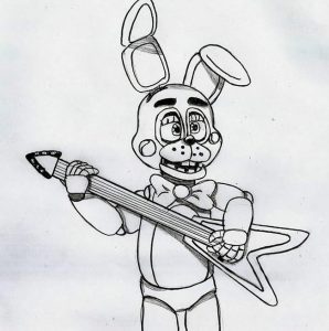 27+ Desenhos do Toy Bonnie para Imprimir e Colorir/Pintar