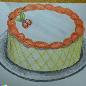 Como Aprender a Desenhar um Bolo Passo a Passo (Tutorial)