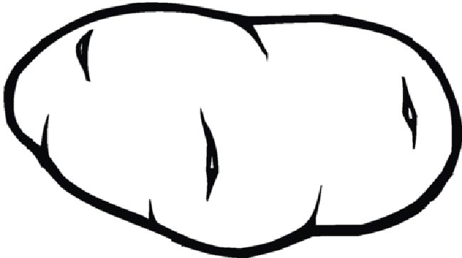 25+ Desenhos de Batata para Imprimir e Colorir/Pintar