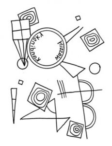 21+ Desenhos do Kandinsky para Imprimir e Colorir/Pintar