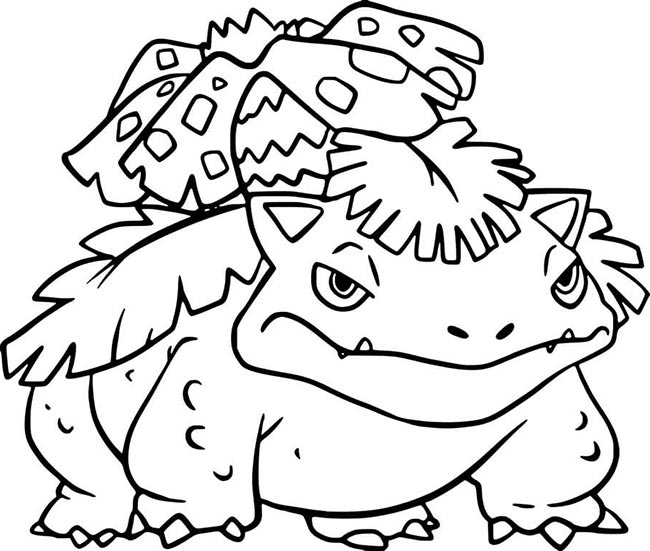 21+ Desenhos do Venusaur para Imprimir e Colorir/Pintar