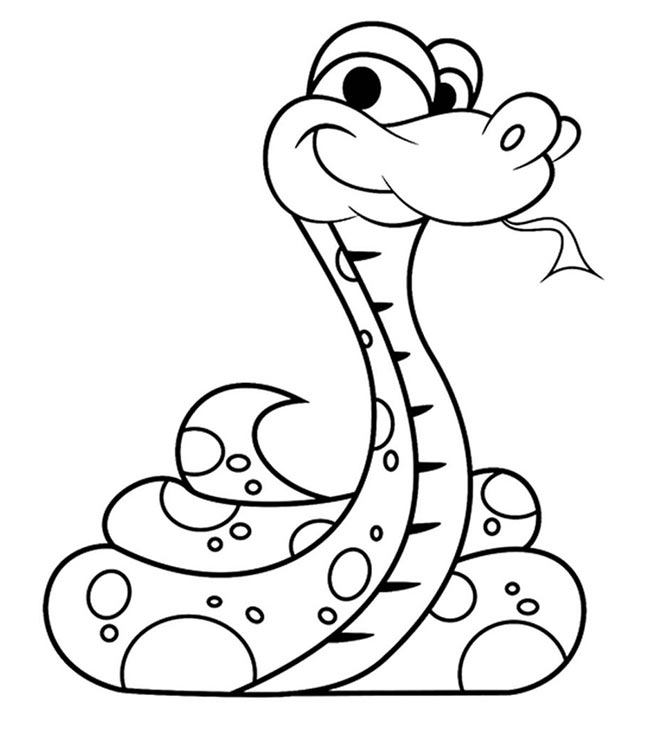 23+ Desenhos de Jiboia (Cobra) para Imprimir e Colorir/Pintar