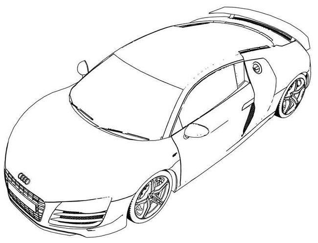 Desenhos De Audi Para Colorir 21+ Desenhos De Audi Para Imprimir E