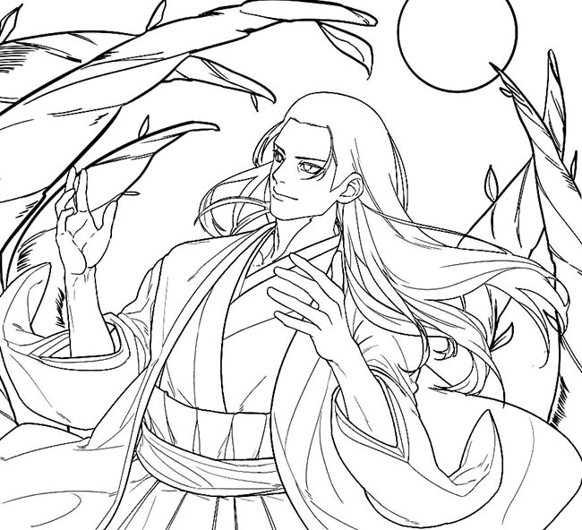 25+ Desenhos de Hashirama Senju para Imprimir e Colorir/Pintar