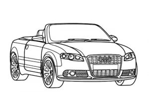 21+ Desenhos de Audi para Imprimir e Colorir/Pintar