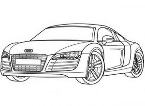 21+ Desenhos de Audi para Imprimir e Colorir/Pintar