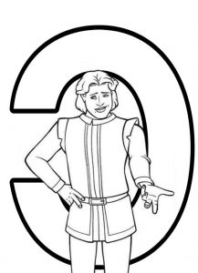 25+ Desenhos do Príncipe do Shrek para Imprimir e Colorir/Pintar