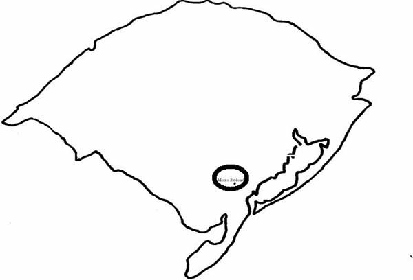 15+ Desenhos de Mapa do Rio Grande do Sul para Imprimir e Colorir